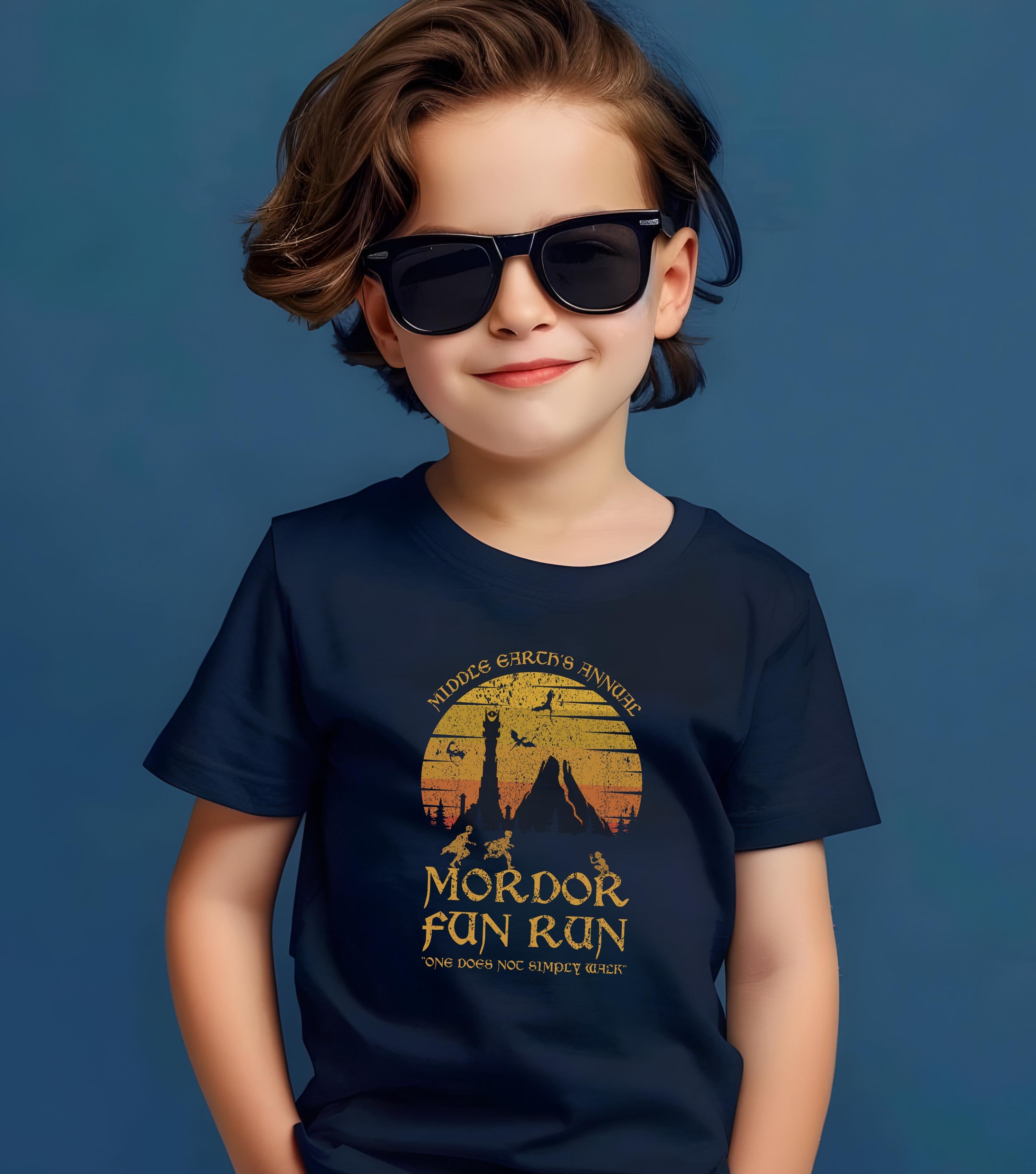 Middle Earth's Annual Mordor Fun Run Shirt, LOTR Vintage Shirt, Funny ...