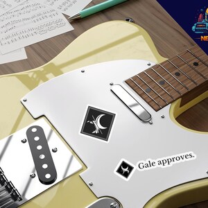 Baldur's Gate 3 Character Approval Stickers, Kiss-cut Vinyl, Gamer Gift ...