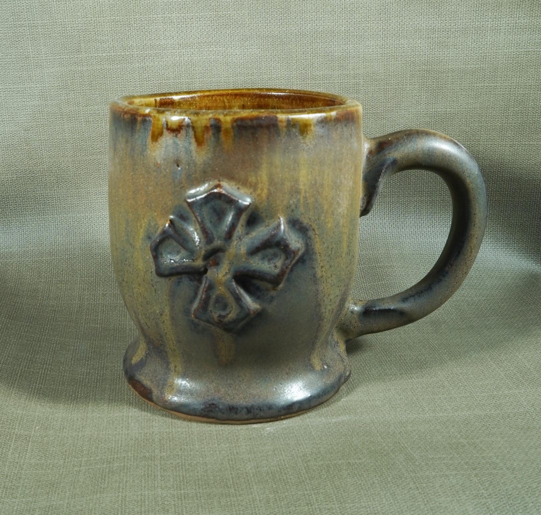 Medieval Knights Templar Crusader Coffee Mug, Cross of Toulouse Cup ...