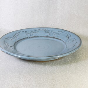 Sky Blue Ceramic Sunburst Serving Plate, Decorative Pottery Plate ...