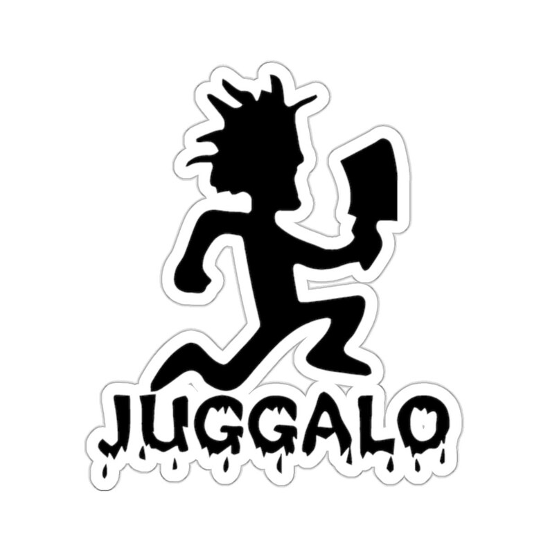 Insane Clown Posse Juggalo Symbol Sticker, Juggalo ICP Hatchetman Logo ...