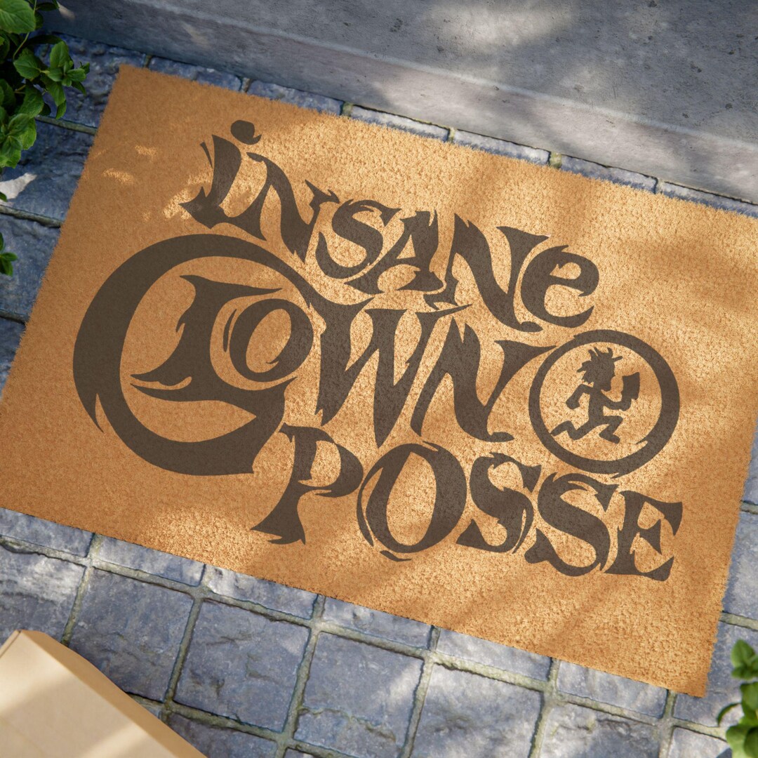 Insane Clown Posse Logo Doormat, Clown Embroidered Patch, Hatchetman ...