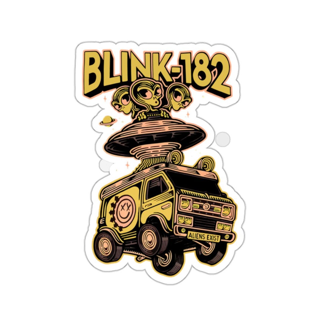 Dammit Blink 182 Sticker, Blink 182 Rock Decal, Trendy Vintage Blink ...