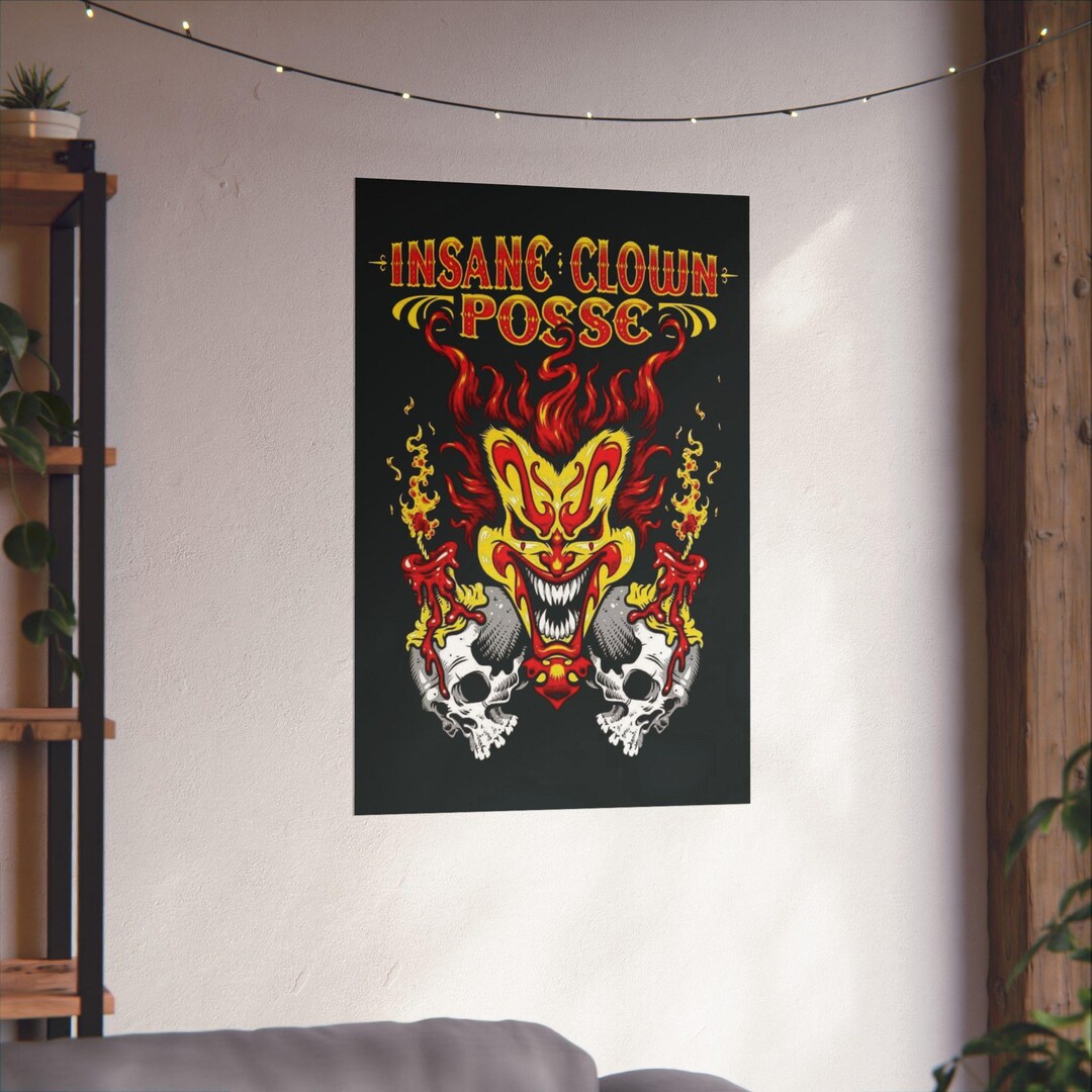 Insane Clown Posse Poster, Insane Clown Posse Wall Decor, Insane Clown ...