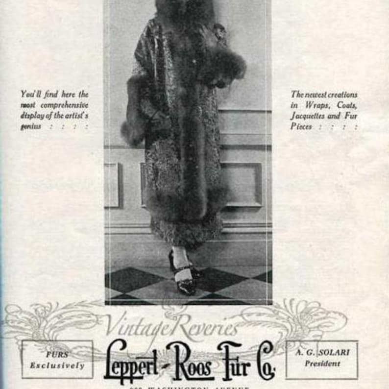 Rare Vintage Long Muskrat Fur Coat LG LEPPERT ROOS Fur Co St. Louis - Etsy