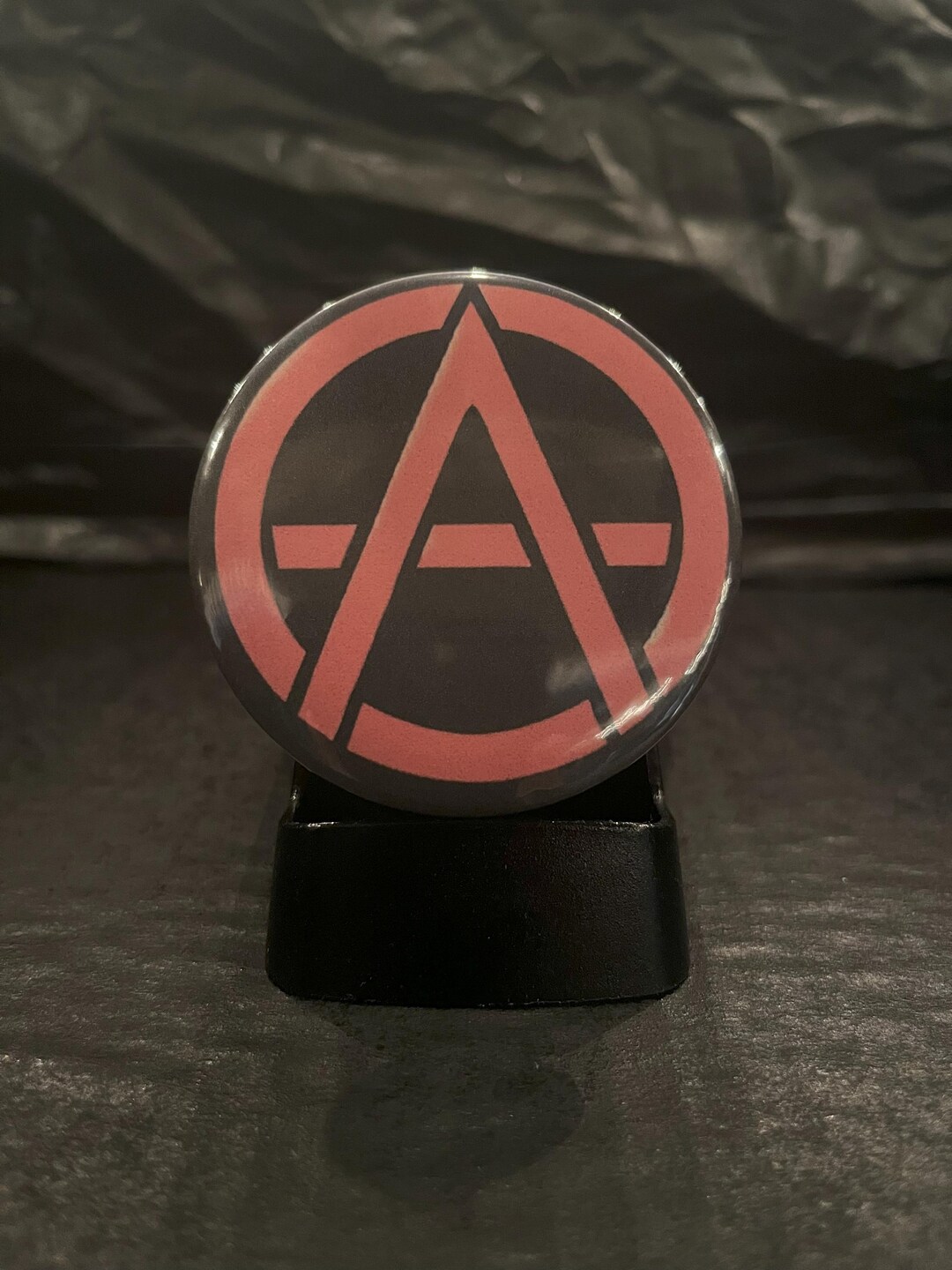 Anarchy Pin-back Button | Bold Statement Badge | Punk Rock Accessory ...