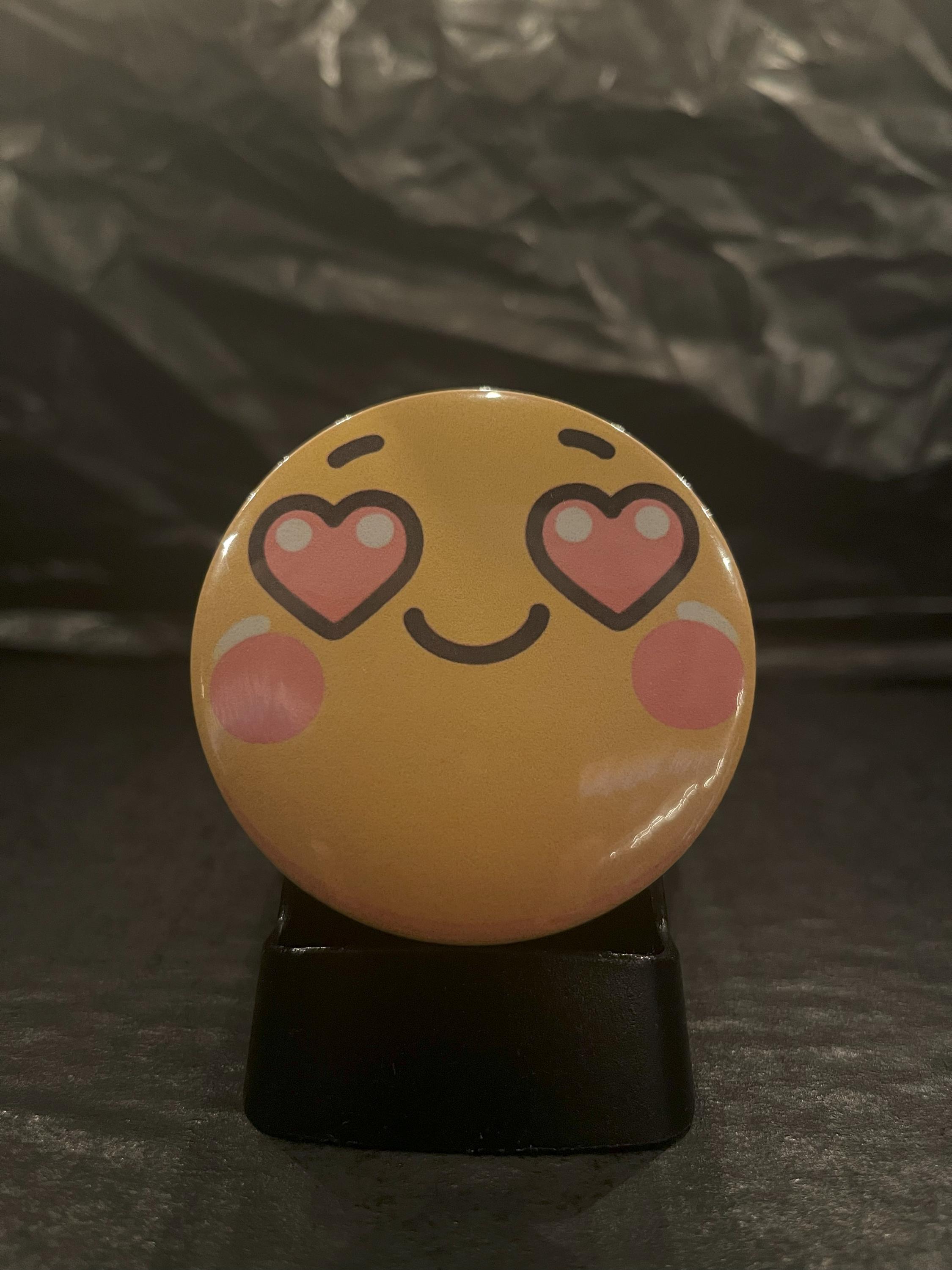 Smiley Face Pinback Buttons | Fun Emoji Badge Set | Cute Happy Face ...