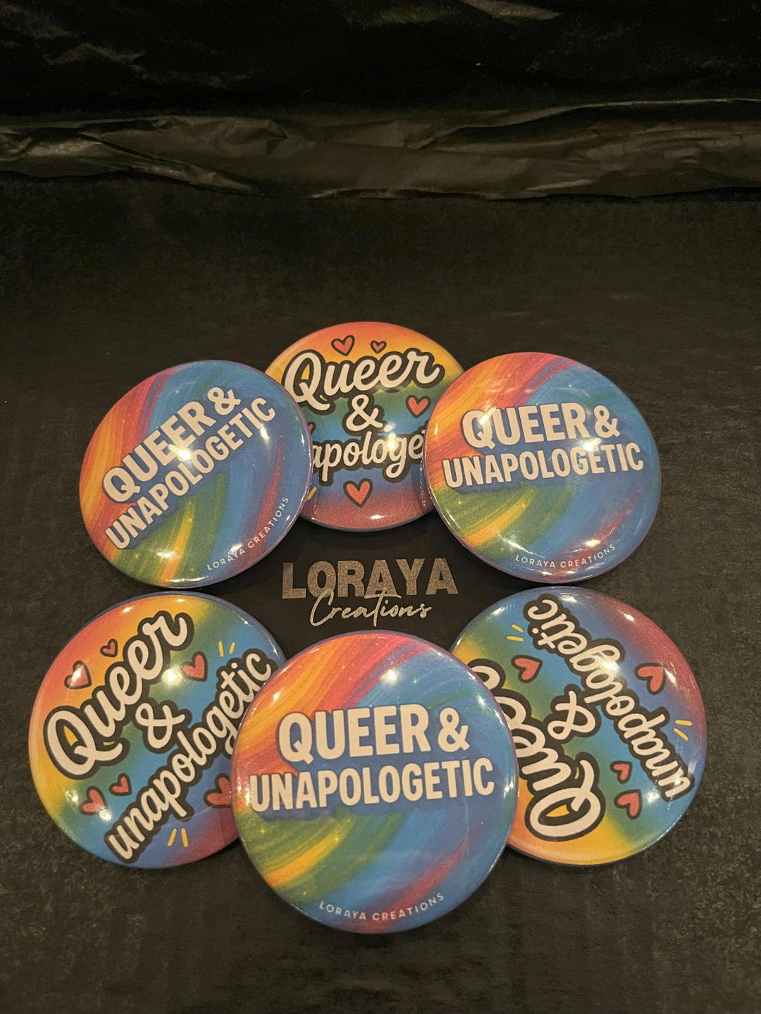 Queer & Unapologetic Pinback Button | Bold LGBTQ+ Pride Badge | Queer ...