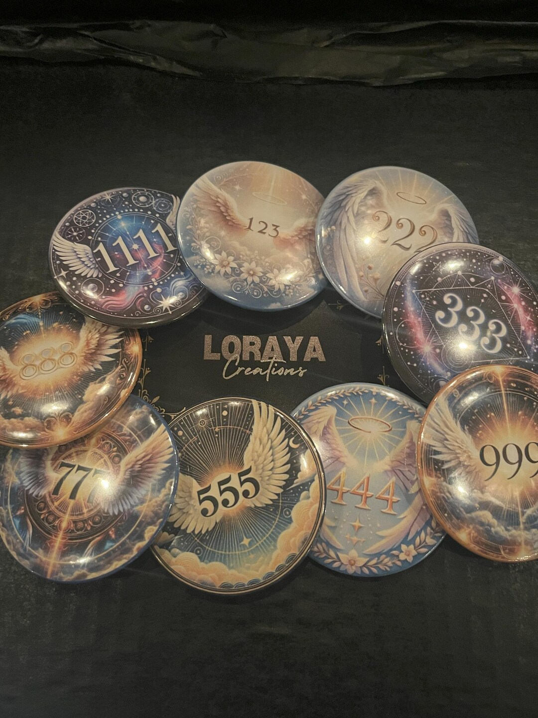 Angel Numbers Pinback Button | Spiritual Numerology Pin | Manifestation ...