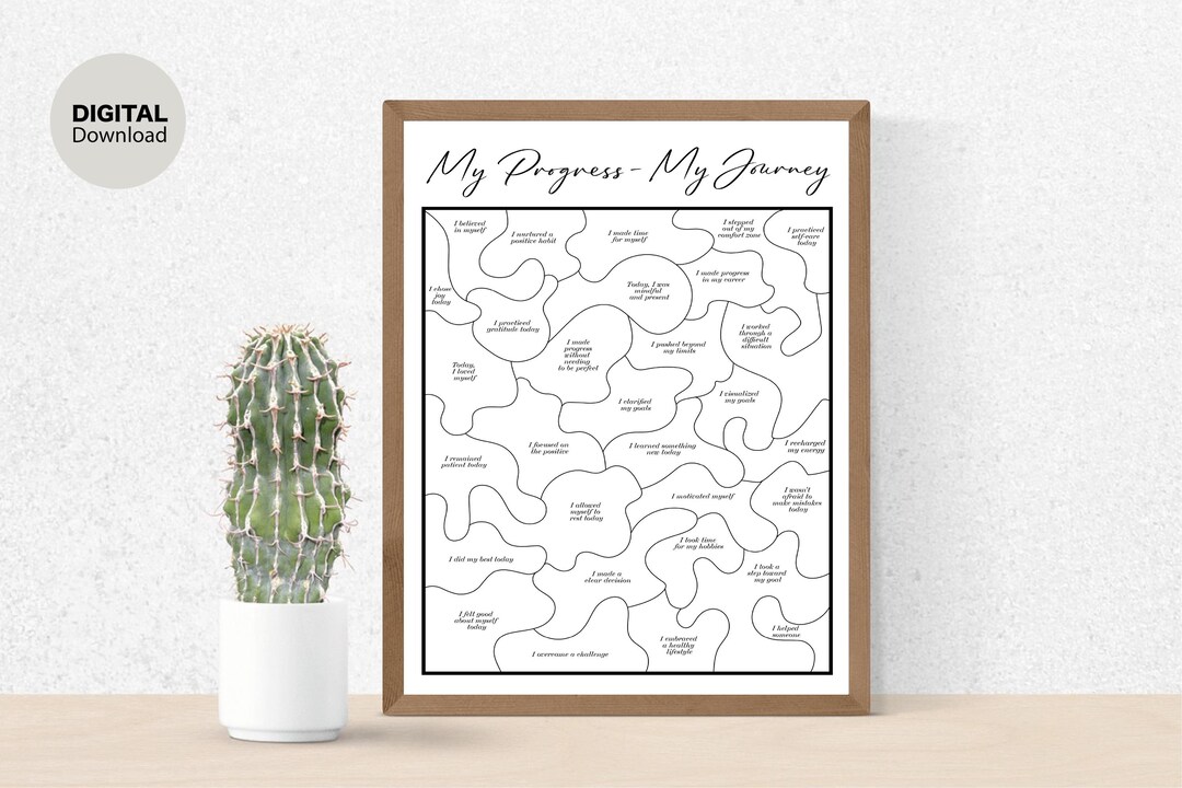 Mindful Mandala Printable Interactive Wall Art I Interactive Self-care ...