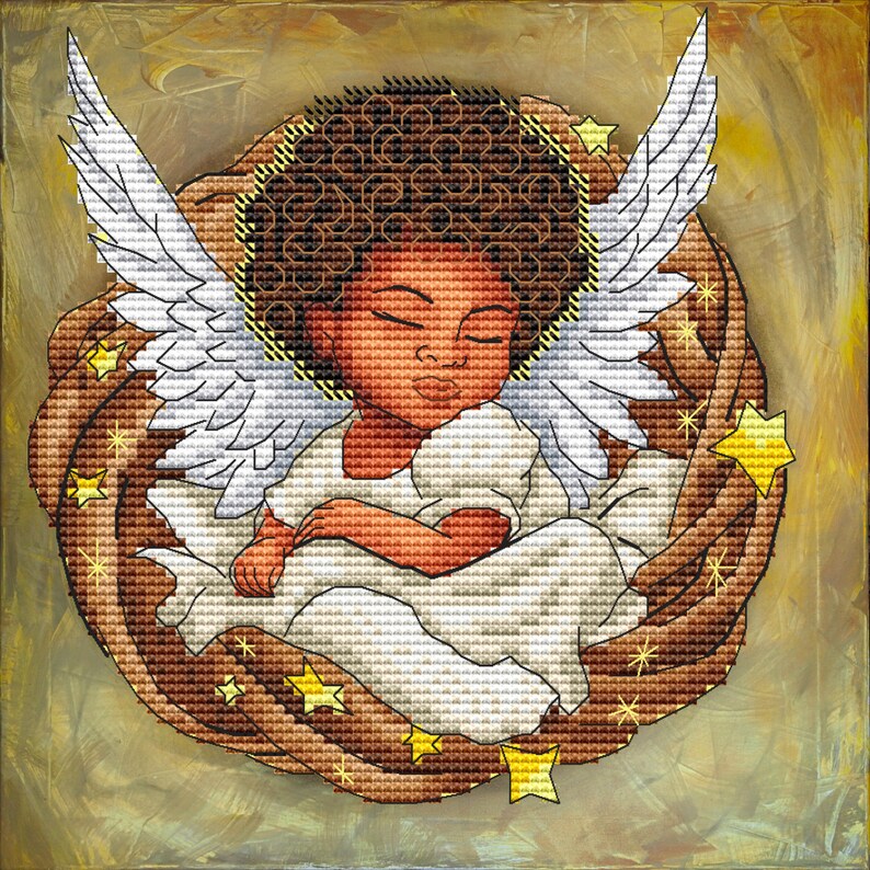 Angel. Christmas. Cross Stitch Pattern. Instant Download. Needle Craft ...