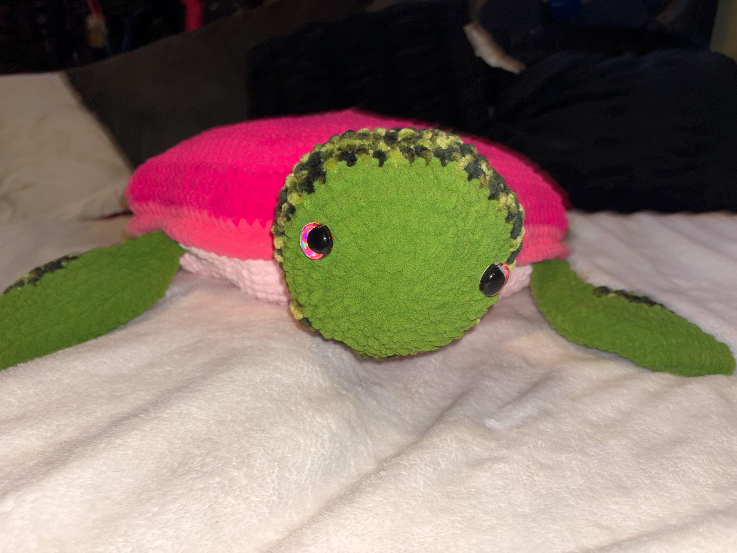 Crochet Pattern, Jumbo Sea Turtle Crochet Pattern, EASY CROCHET PATTERN ...