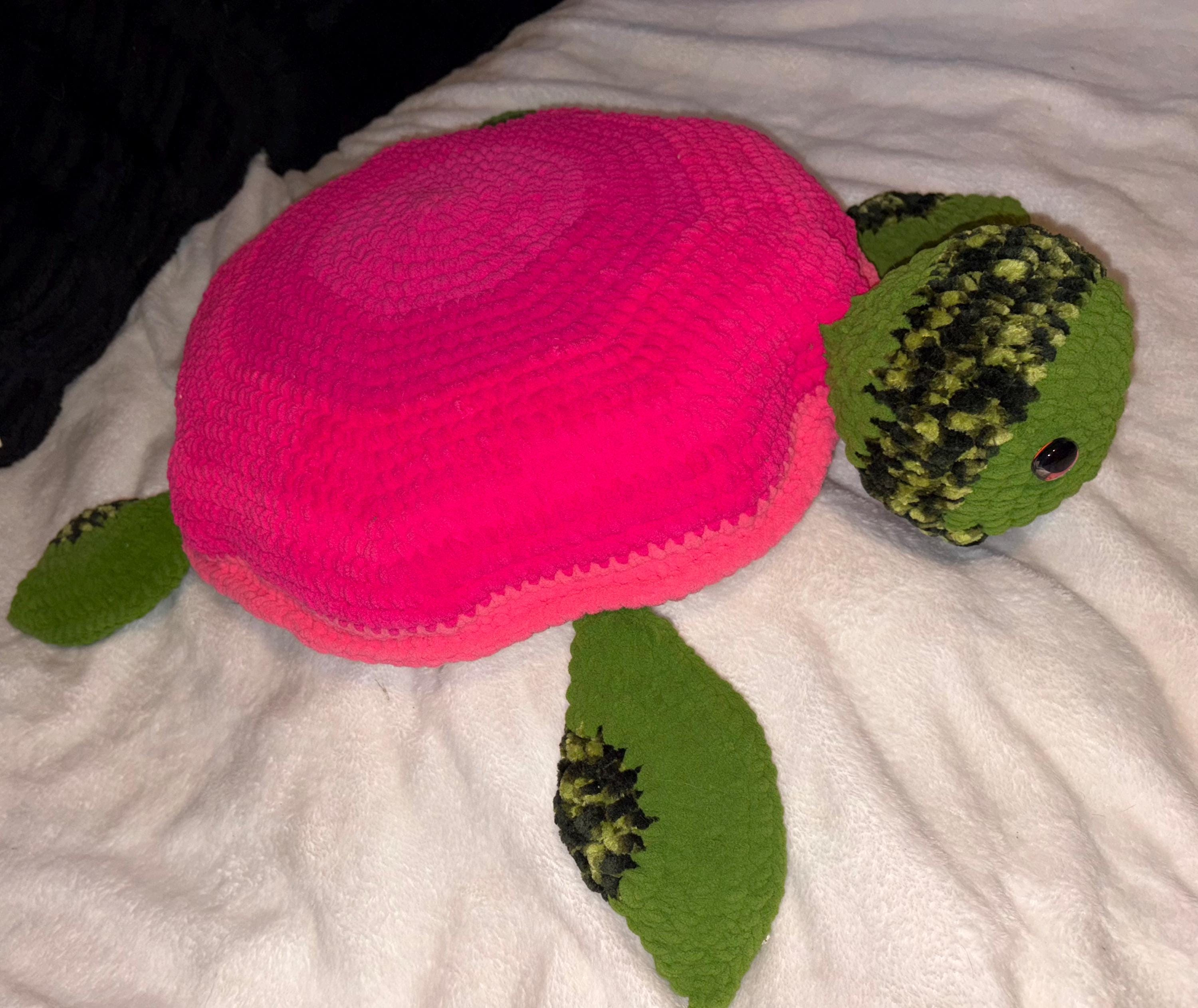 Crochet Pattern, Jumbo Sea Turtle Crochet Pattern, EASY CROCHET PATTERN ...