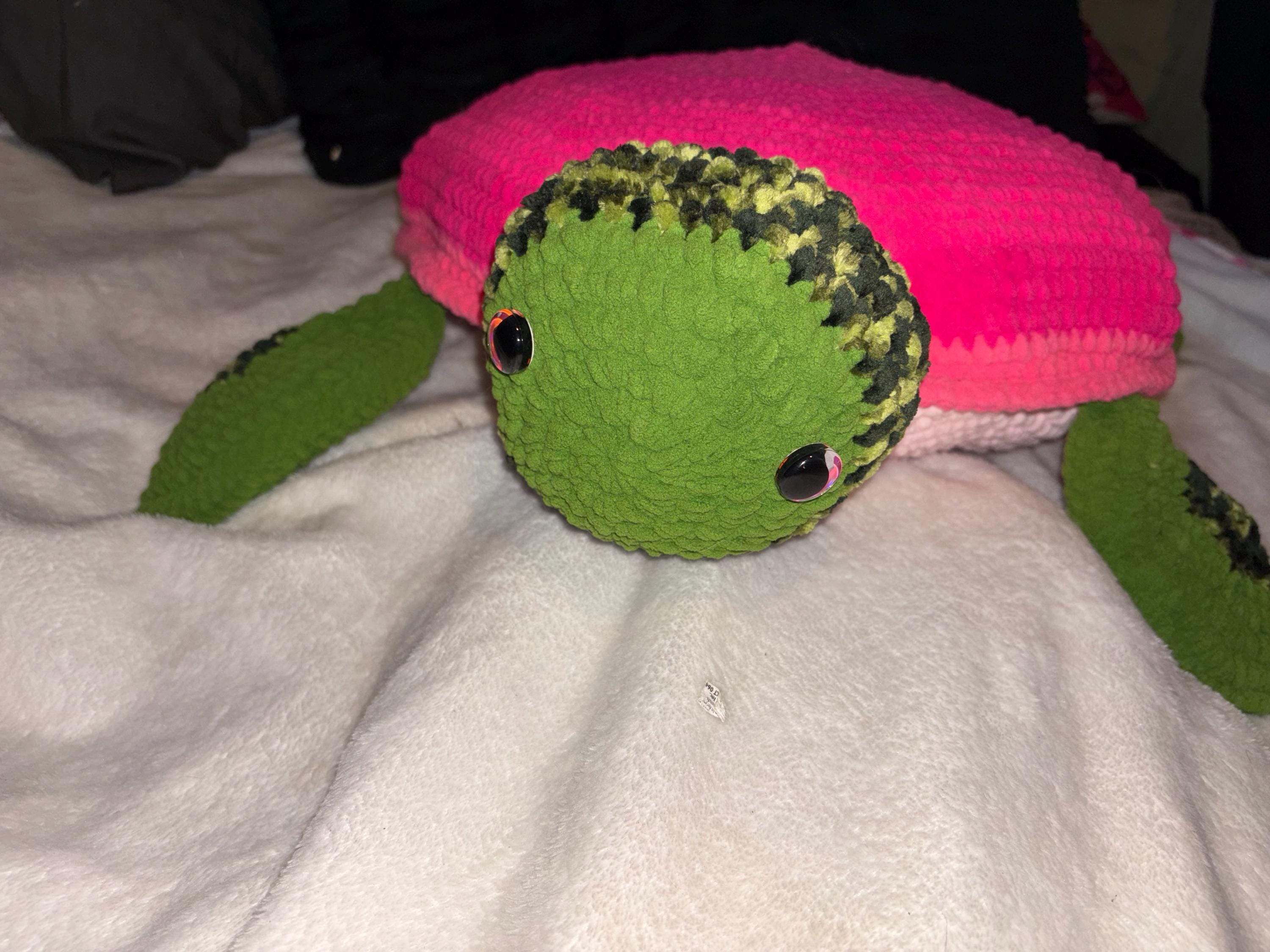 Crochet Pattern, Jumbo Sea Turtle Crochet Pattern, EASY CROCHET PATTERN ...