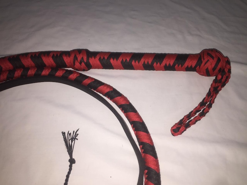 Nylon Bullwhip Nylon Paracord Whips Size 3 Feet to 12 Feet Long ...