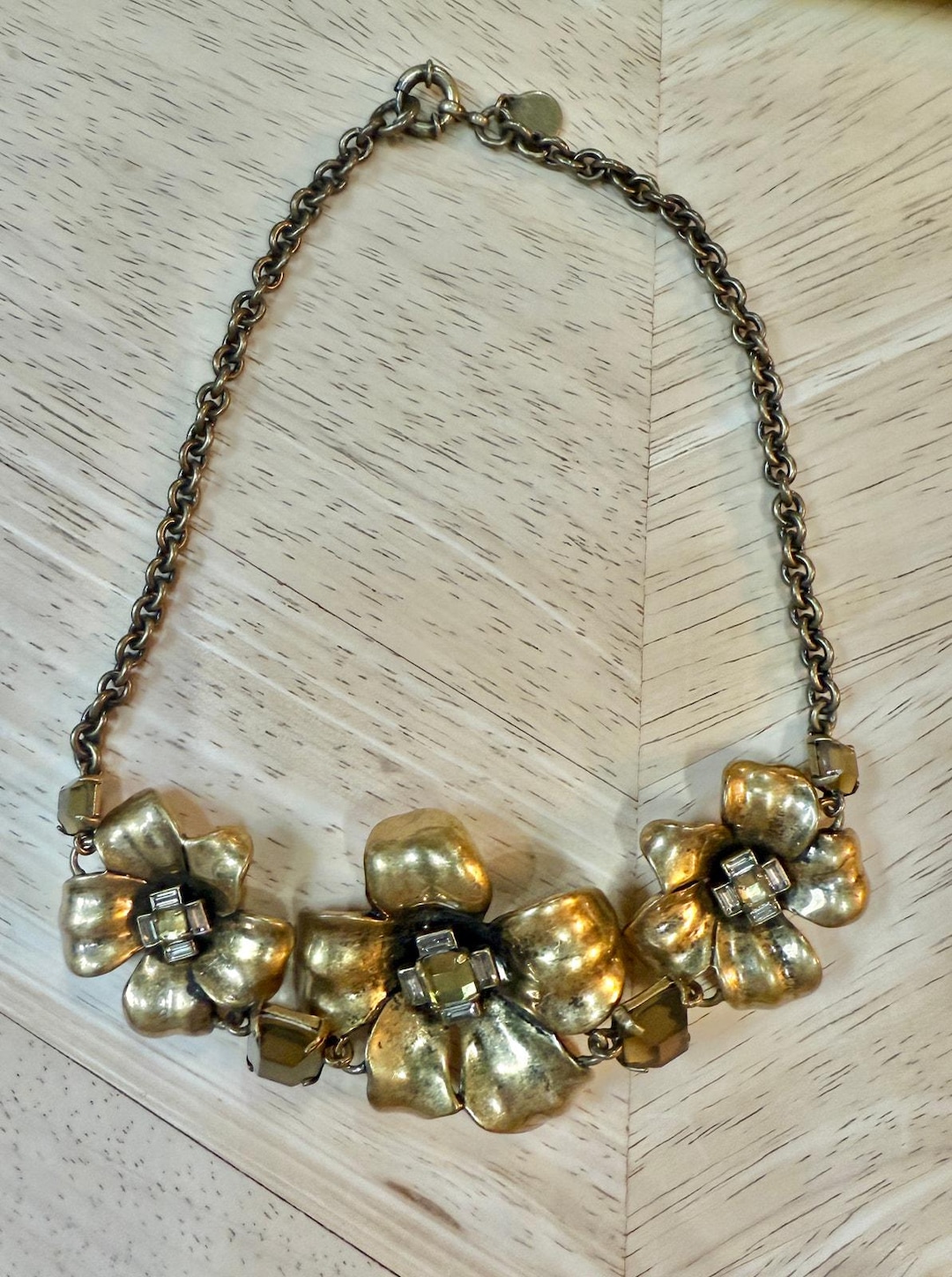 Marc by Marc Jacobs Flower Necklace – Statement Piece - Etsy