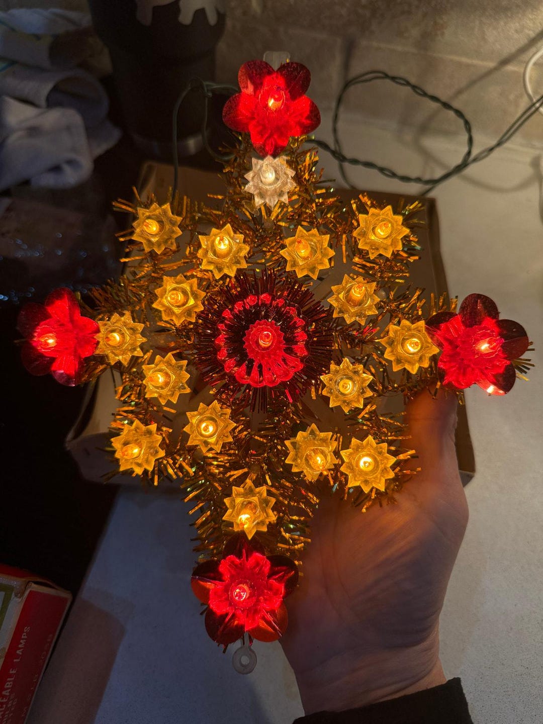 Vintage Bethlehem Star Tree Topper by Liberty Bell Christmas. - Etsy
