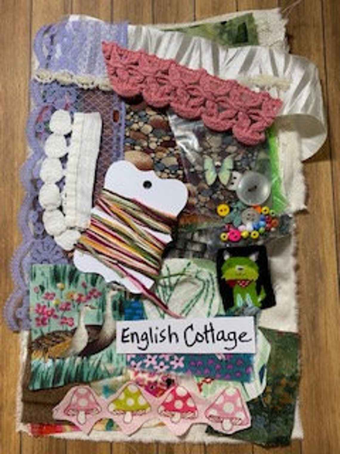 Slow Stitch KIT: English Cottage - Etsy