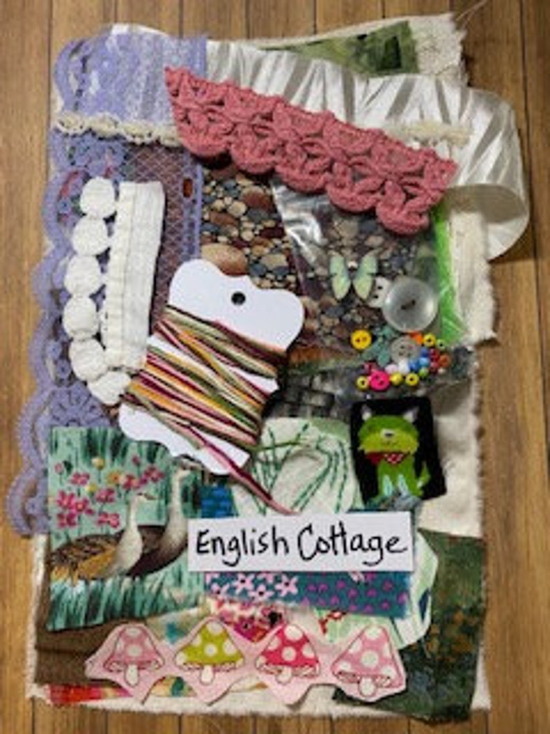 Slow Stitch KIT: English Cottage - Etsy