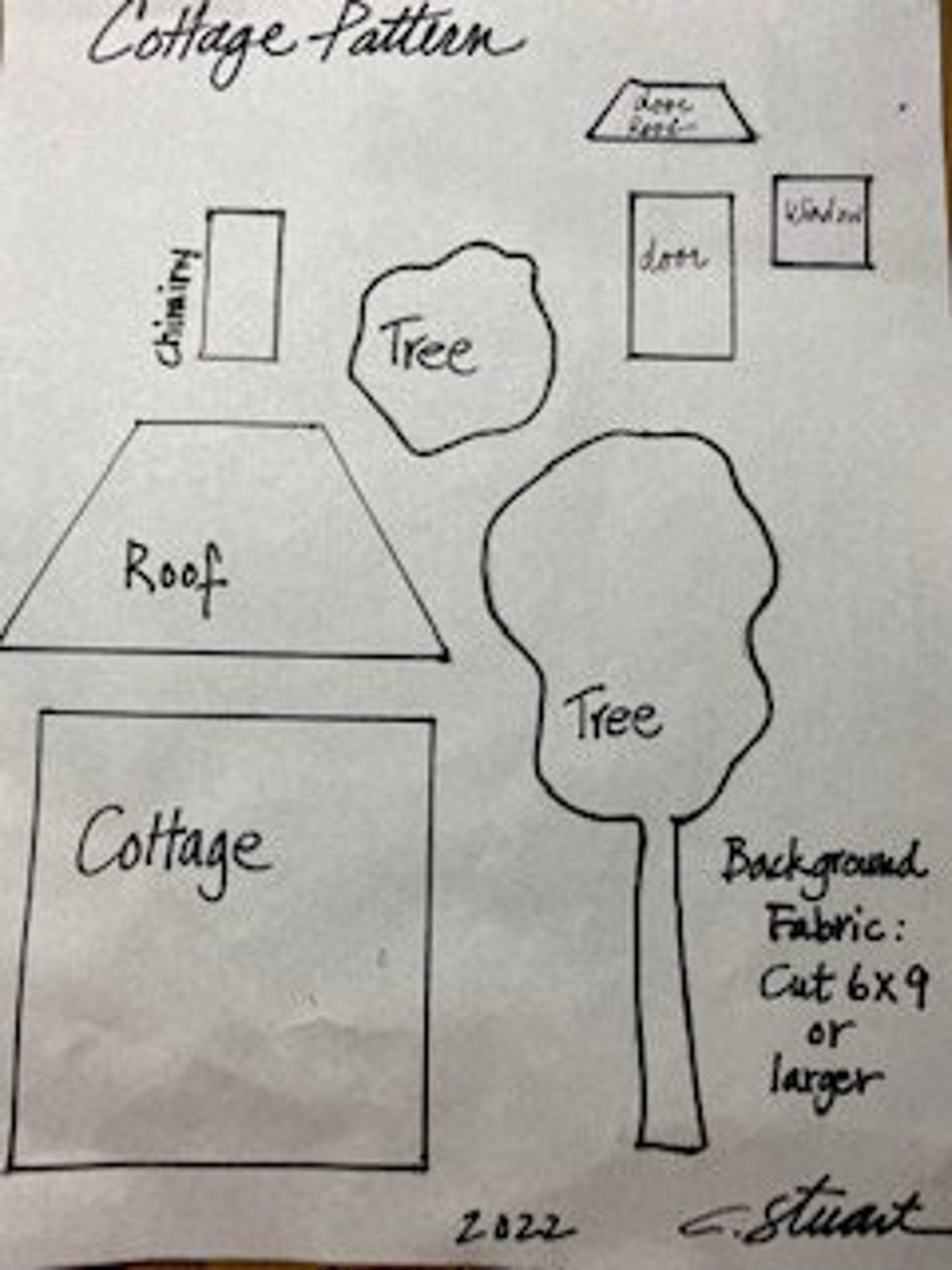 Slow Stitch KIT: English Cottage - Etsy
