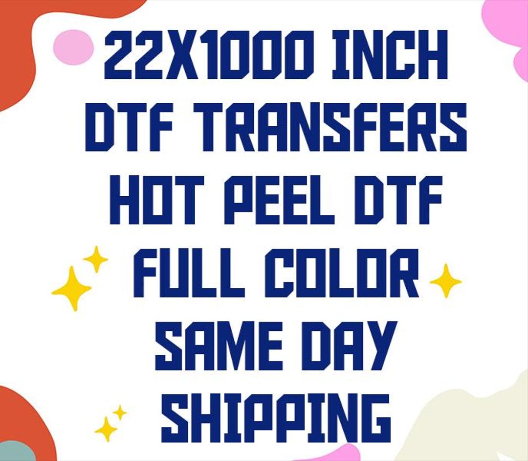 Custom DTF Transfer: Full Color Heat Transfers, Gang Sheet - Etsy