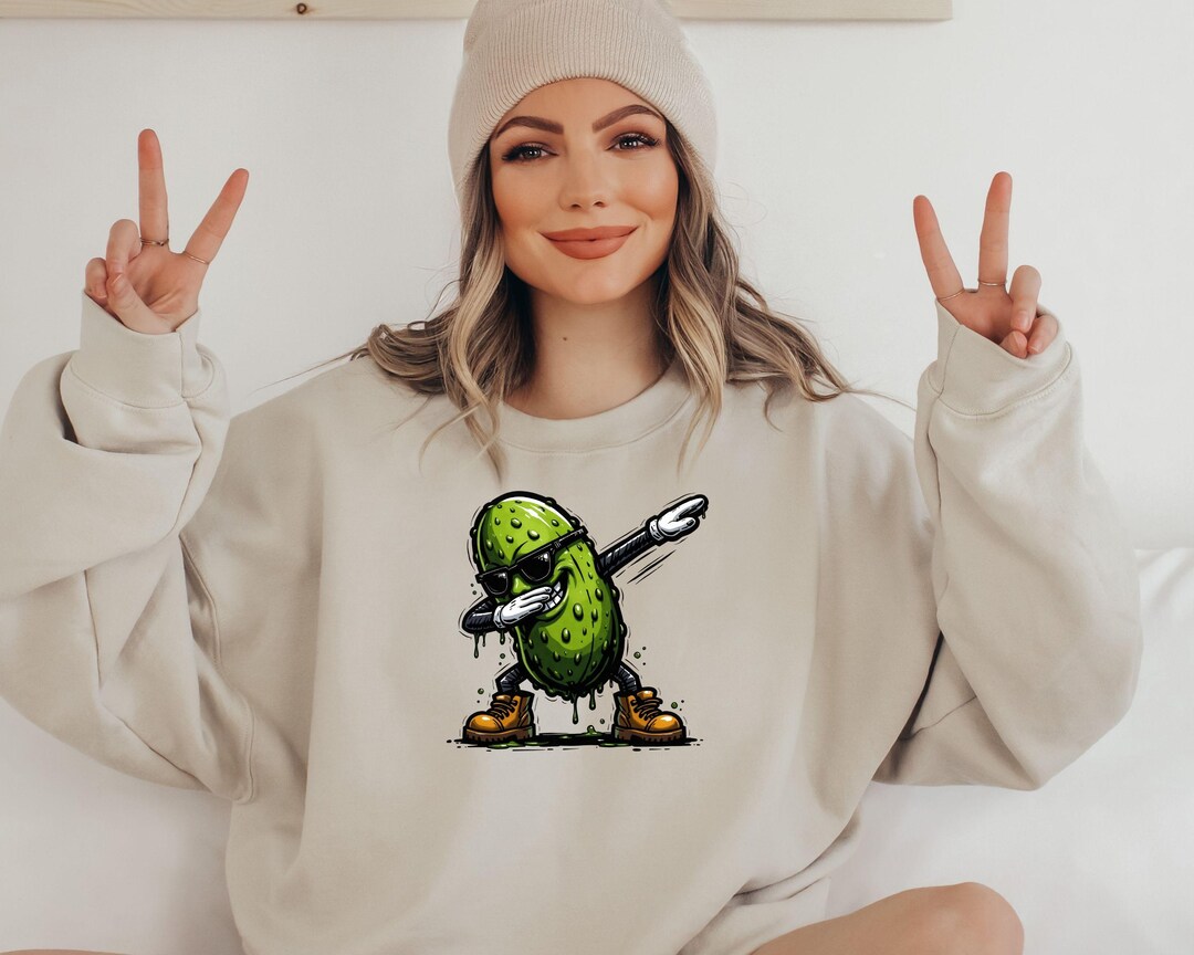 Dab Pickle Hoodie, Cartoon Dance Design (unisex S-XXL) - Etsy