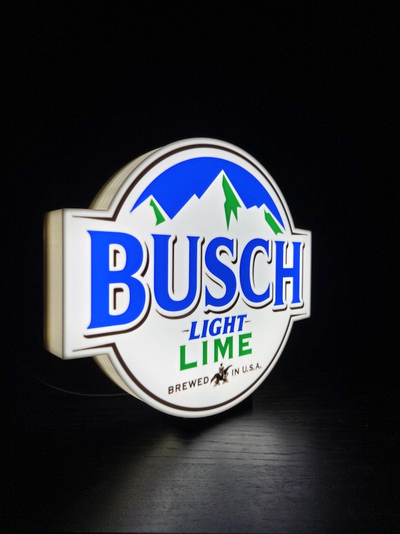 Busch Light Lime LED Sign Lightbox - Etsy