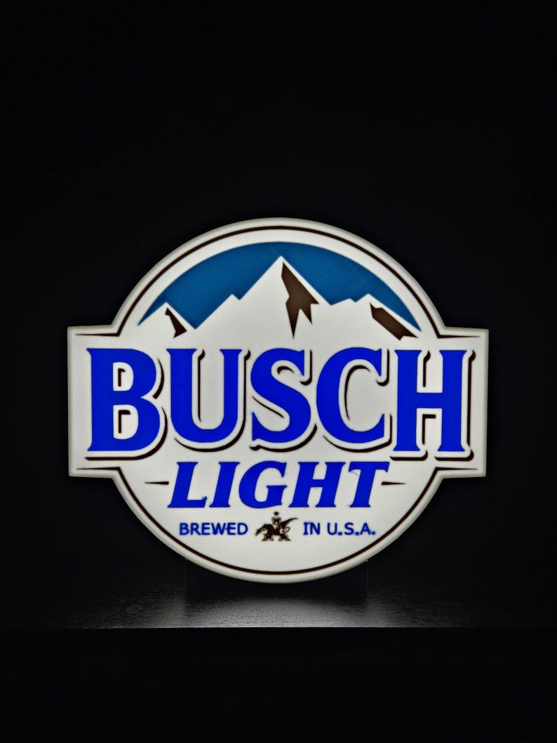 Busch Light LED Sign Lightbox - Etsy