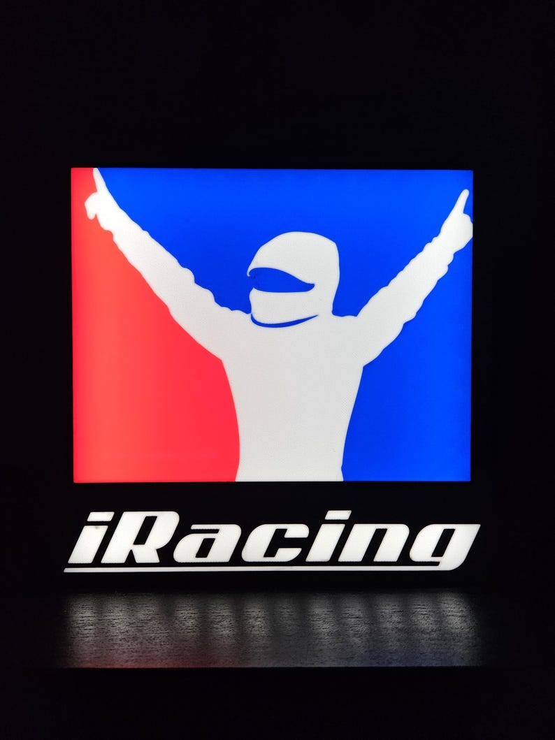 Iracing Illuminated LED Sign, Lightbox - Etsy