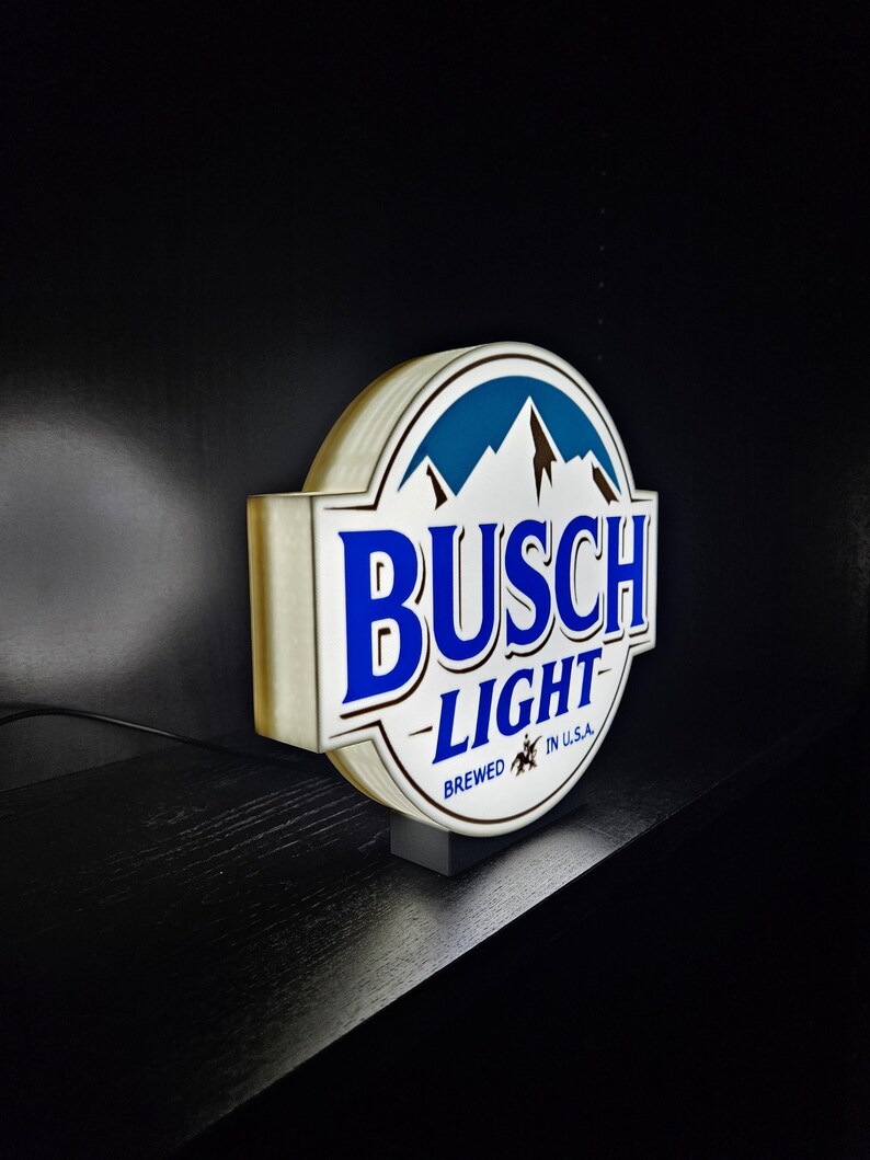 Busch Light LED Sign Lightbox - Etsy
