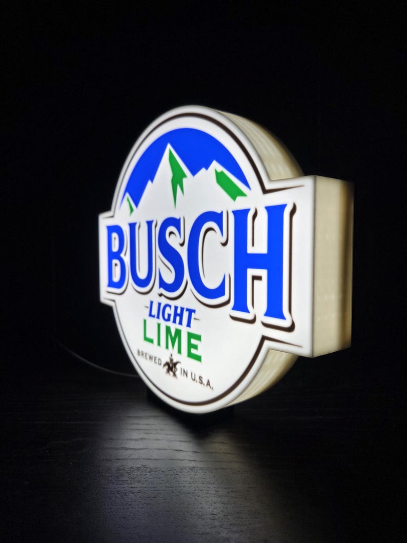 Busch Light Lime LED Sign Lightbox - Etsy