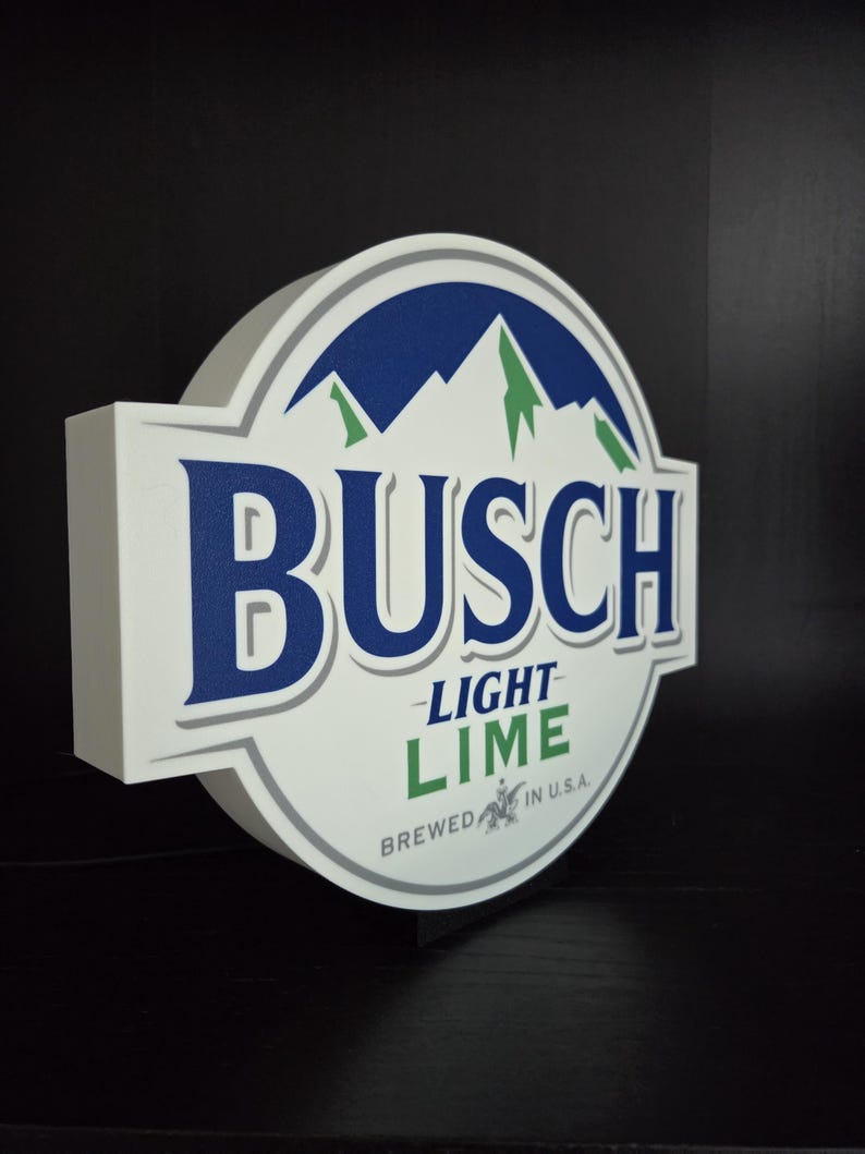Busch Light Lime LED Sign Lightbox - Etsy