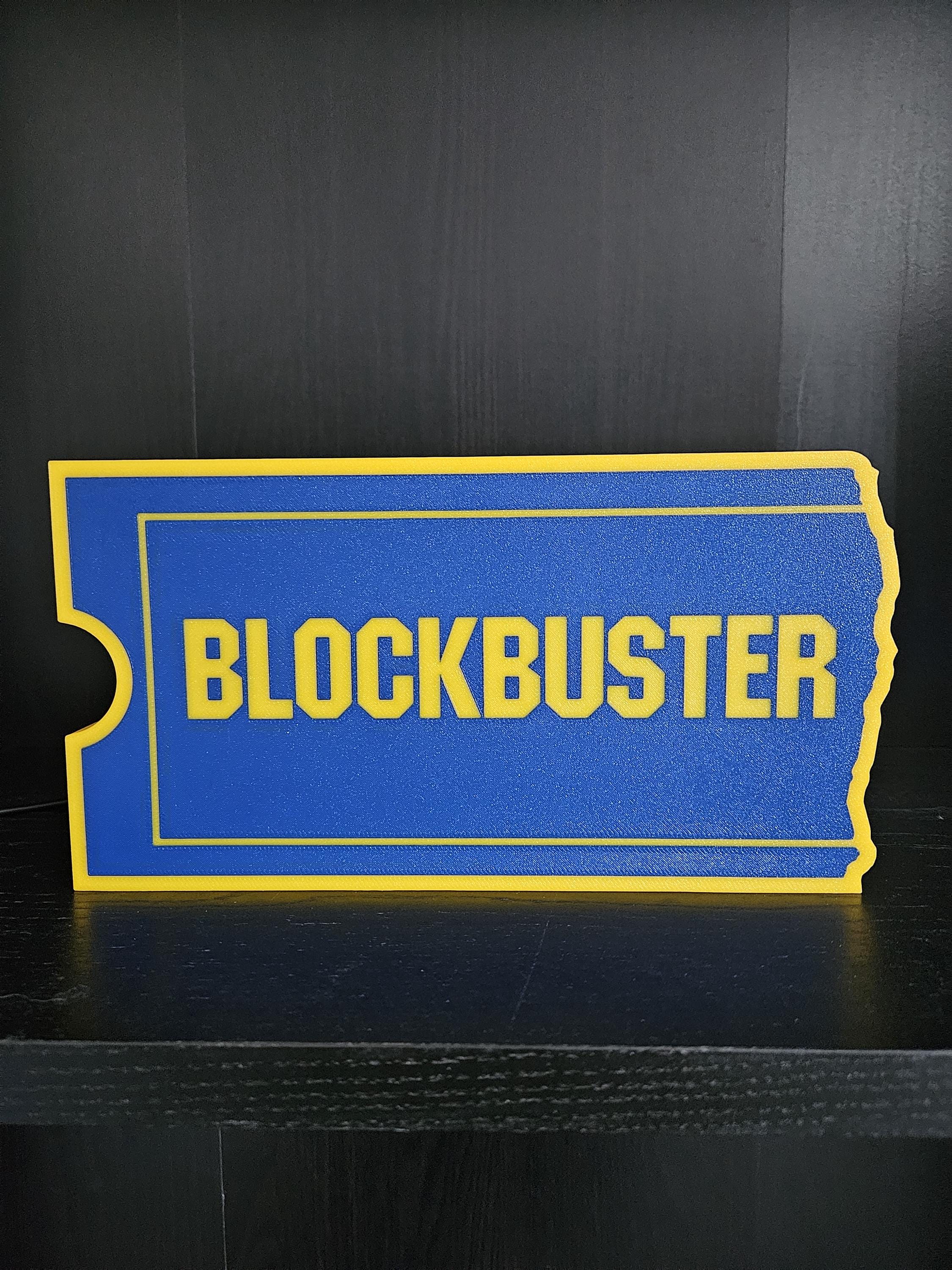 Blockbuster Illuminated LED Sign, Lightbox - Etsy