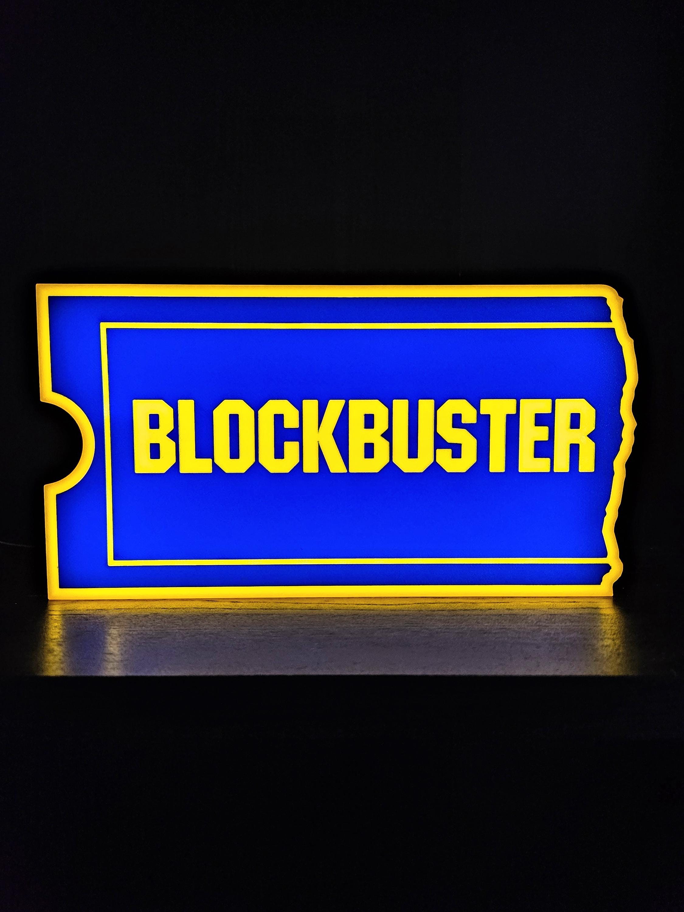Blockbuster Illuminated LED Sign, Lightbox - Etsy