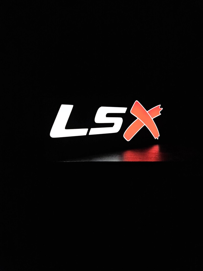 LSX Illuminated Sign LS1 LS7 Chevy GM Lightbox - Etsy