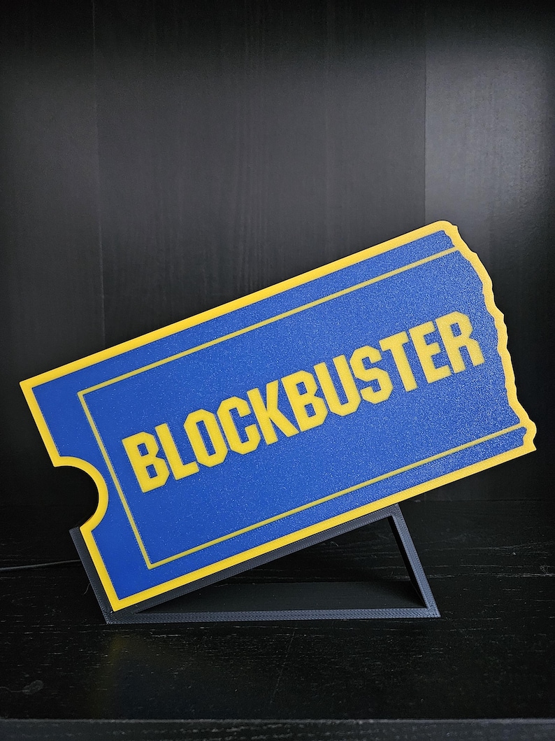 Blockbuster Illuminated LED Sign, Lightbox - Etsy