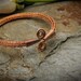 Double Spiral Viking Knit Armlet - Copper, Arm Bracelet, Cuff - Small ...