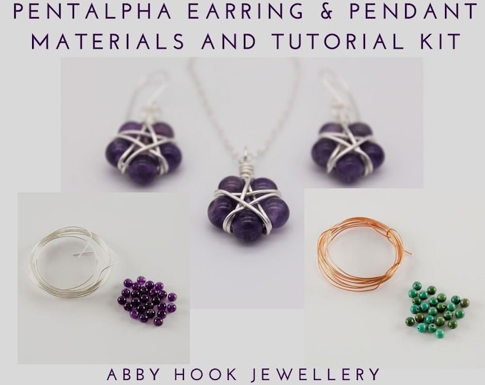 Simply Elegant Pendant Tutorial and Materials Kit Wire Pendant Jewelry ...