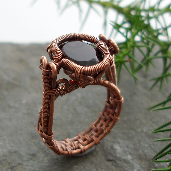 Wire Woven Ring - Etsy