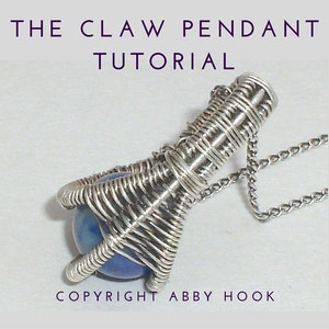 The Claw Pendant, Wire Jewelry Tutorial, PDF File Instant Download ...
