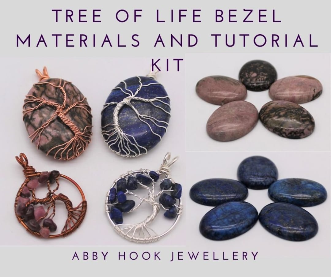 Tree of Life Materials and Tutorial Kit - Wire Jewelry Pendant Kit - Etsy