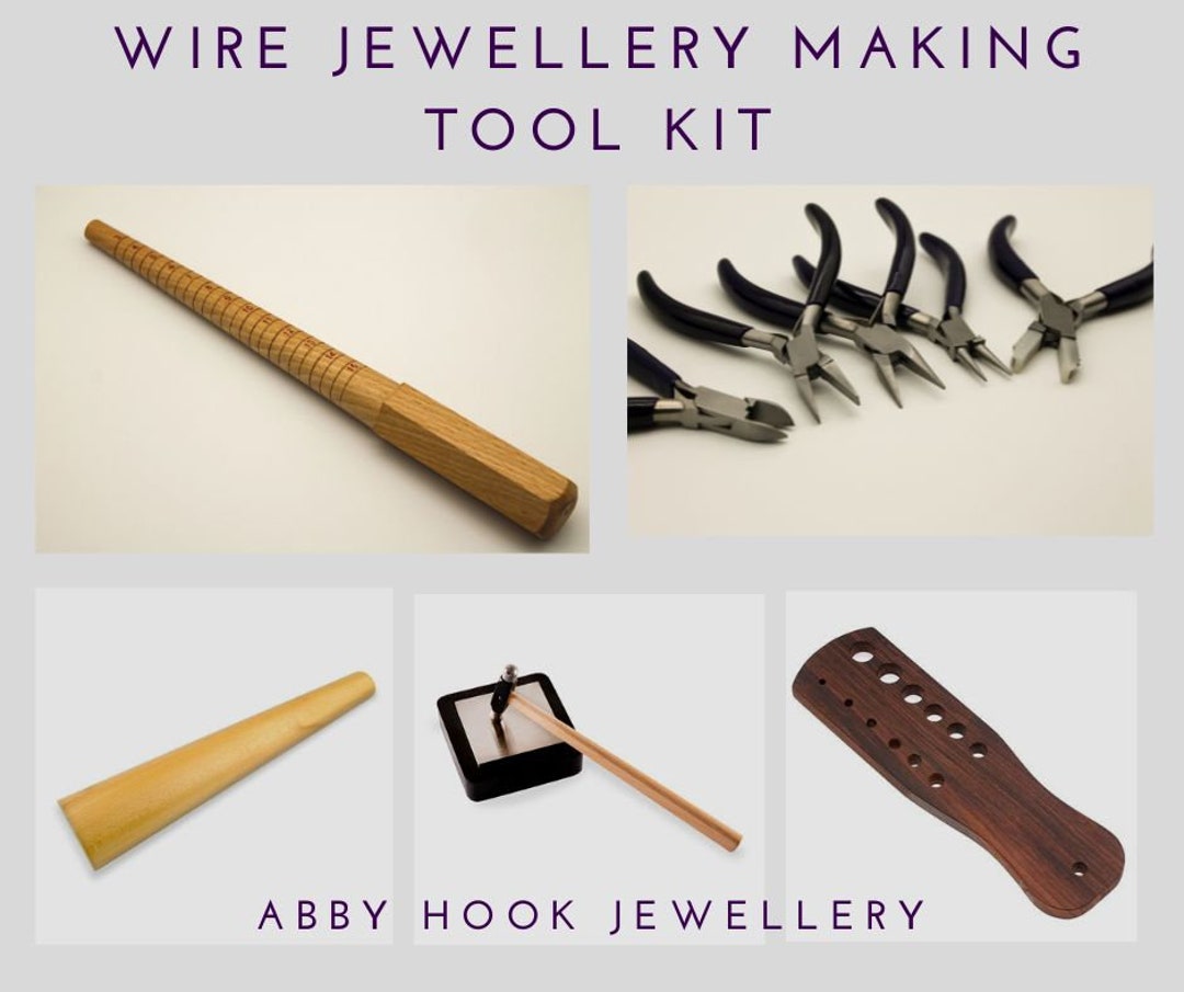 Wire Jewelry Making Tool Kit: Pliers, Drawplate, Mandrels, Hammer - Etsy