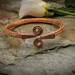 Double Spiral Viking Knit Armlet - Copper, Arm Bracelet, Cuff - Small ...