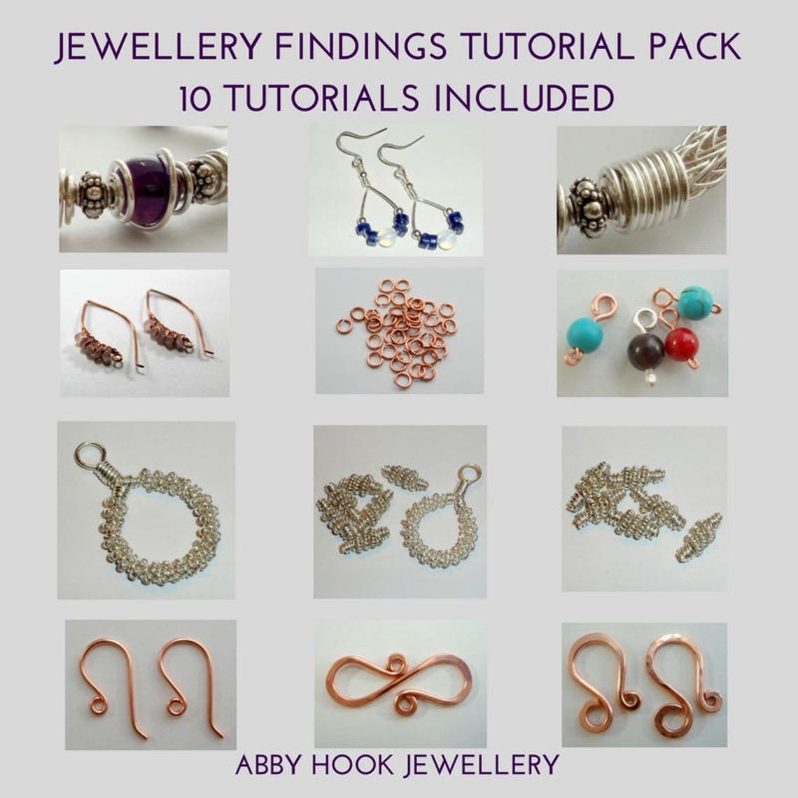 Findings Tutorial Pack 2 10 Tutorials Included Wire | Etsy