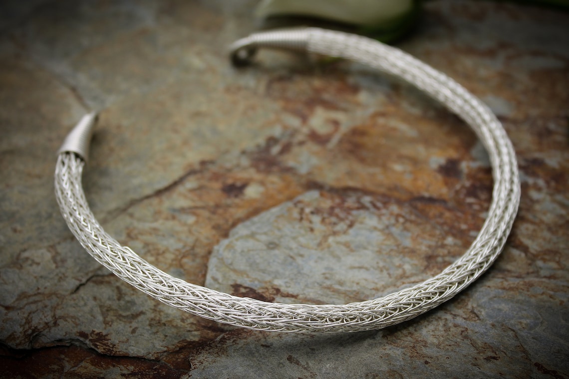 Viking Neck Torc Sterling Silver Celtic Torq or Torque - Etsy