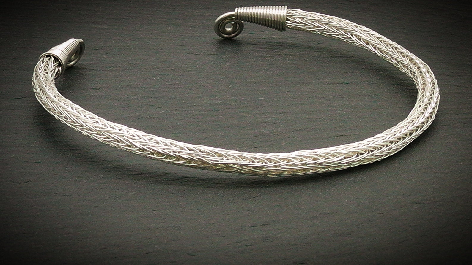 Viking Neck Torc - Sterling Silver, Celtic Torq or Torque - Wire Woven ...