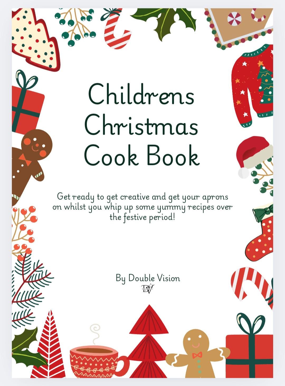 Childrens Christmas Cook Book - Etsy