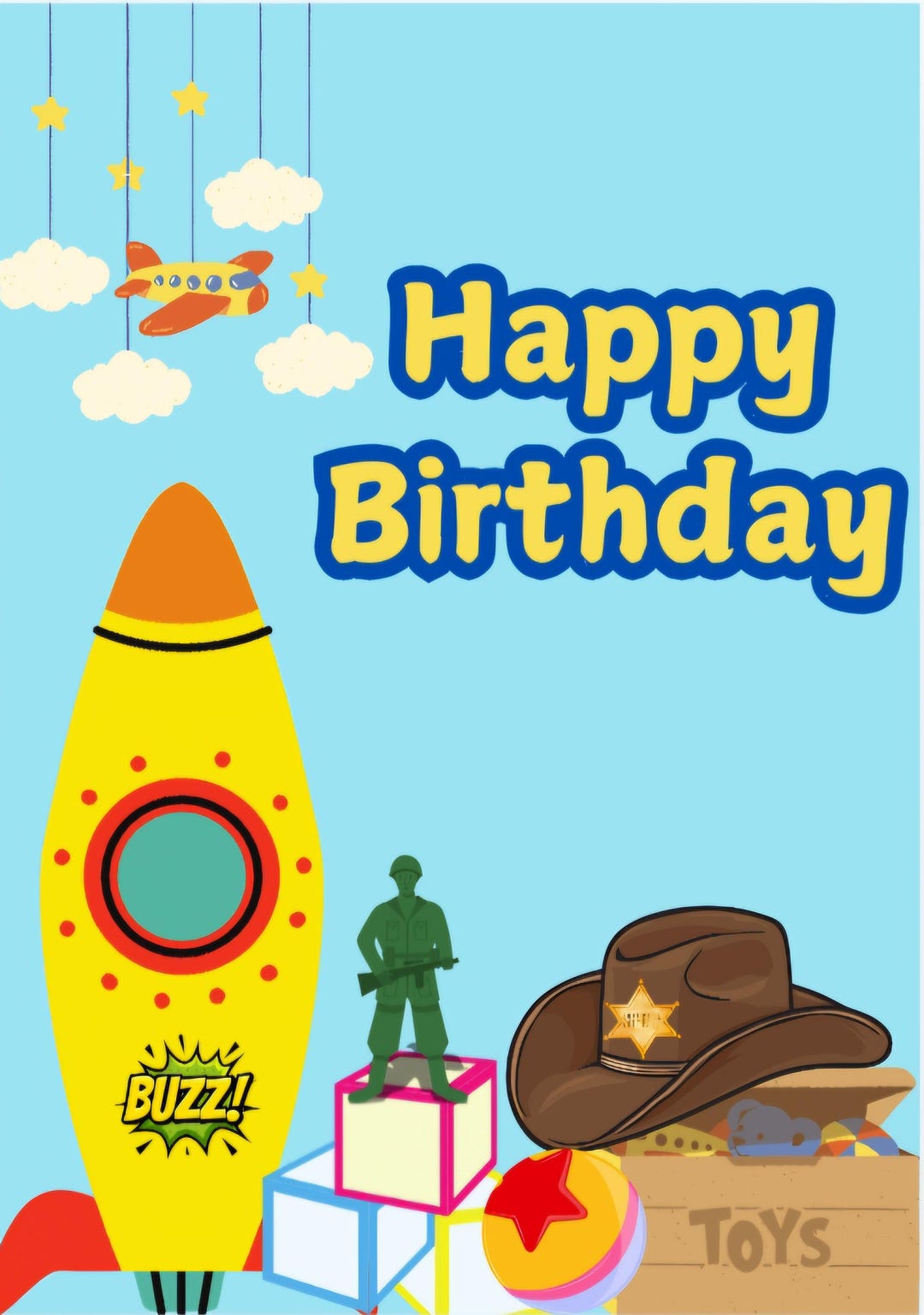Character Birthday Card - Etsy