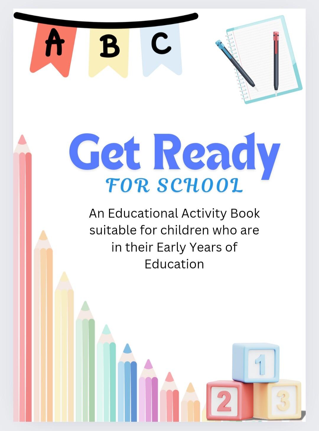Get Ready for School Activity Book - Etsy