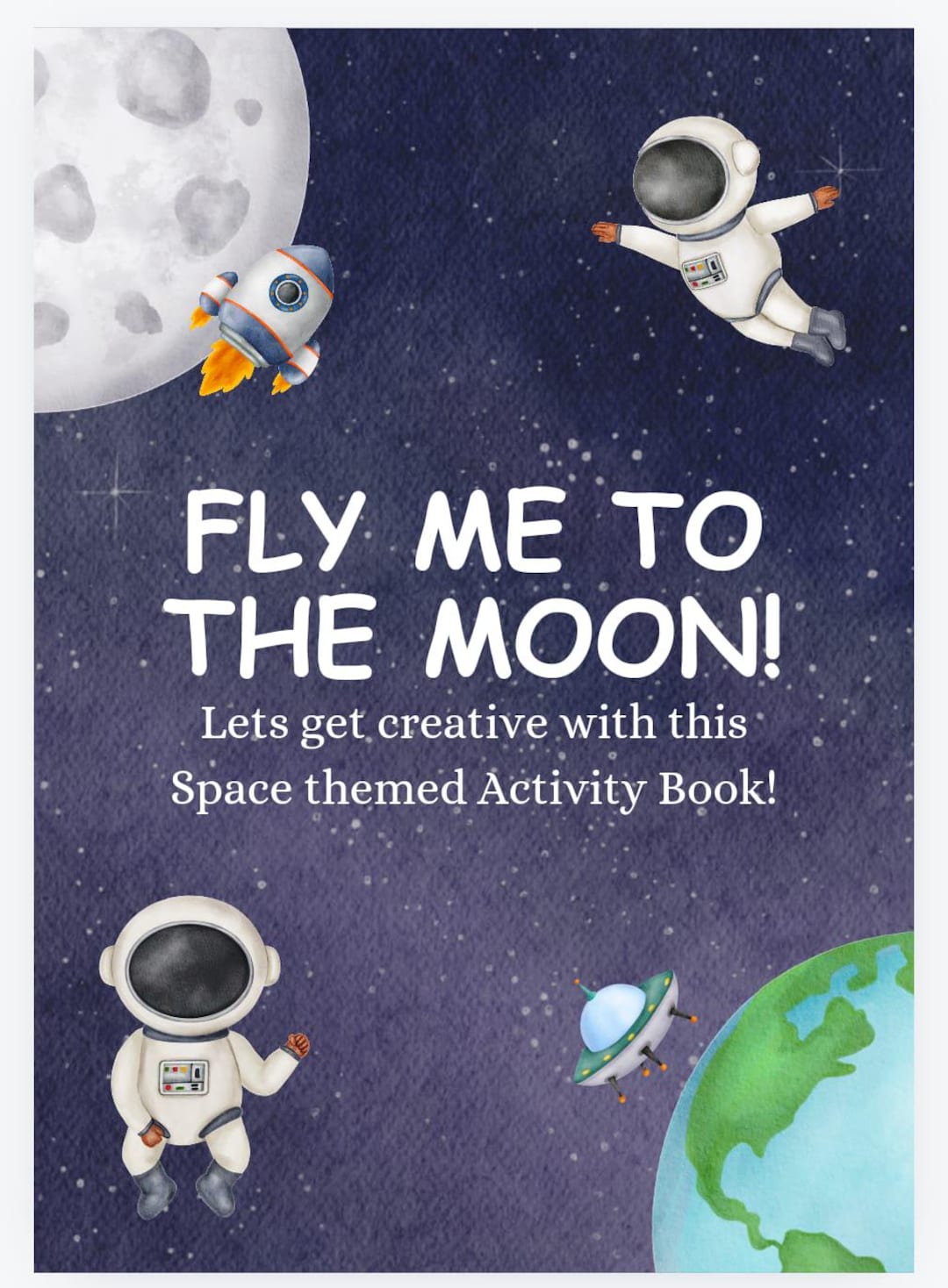 Children's Space Activity Book Printable - Etsy UK